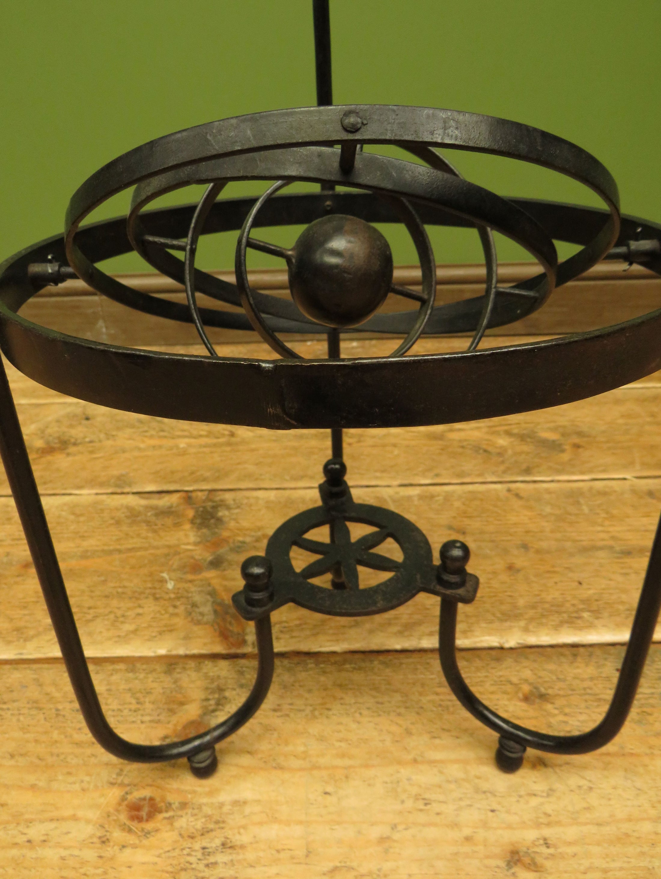 Vintage Steampunk Side Table with Gimbal mounted solar system – vintage ...